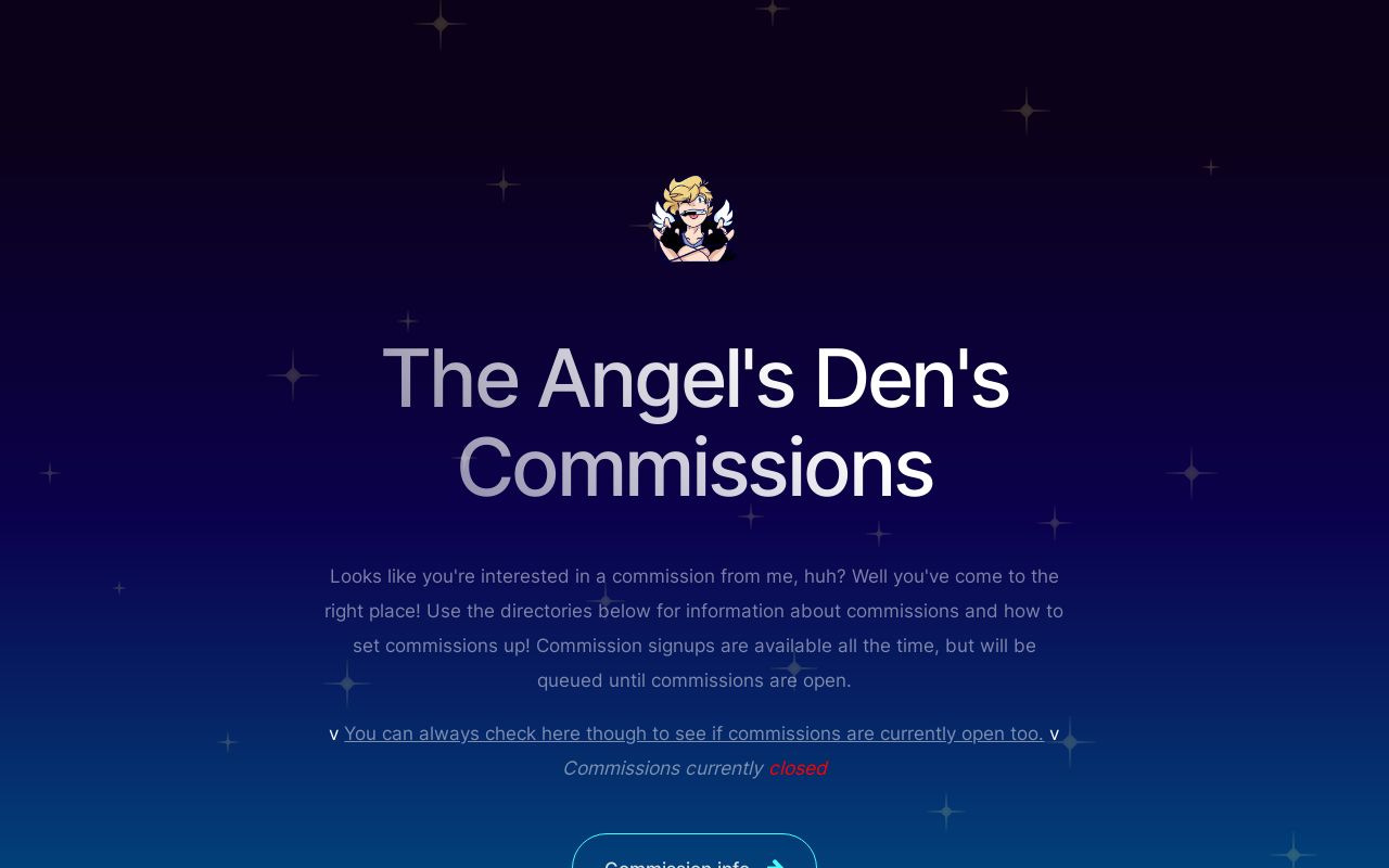 The Angel's Den's Commissions